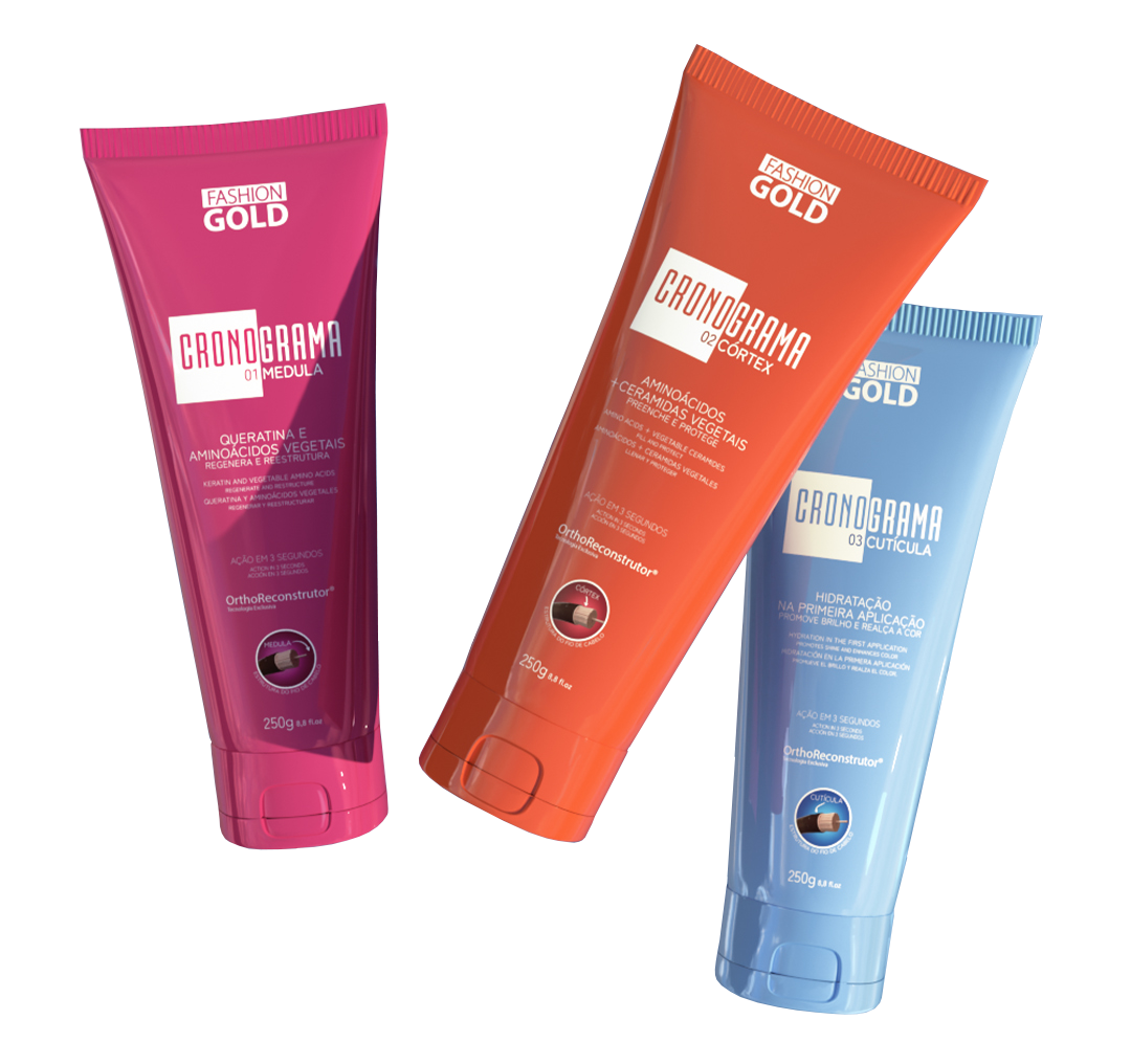Rotina capilar completa com produtos Fashion Gold - B2C Store Blog